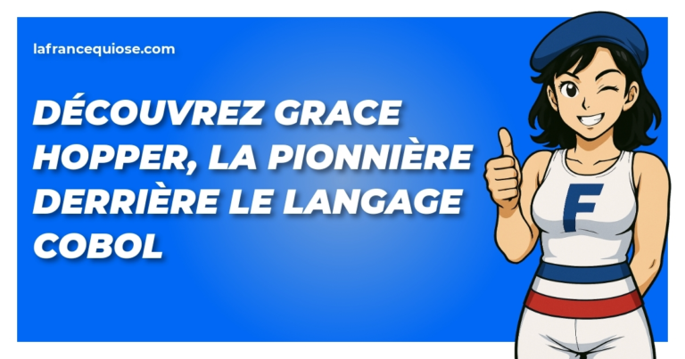 grace hopper : portrait d’une pionnière et du langage cobol 👩‍💻